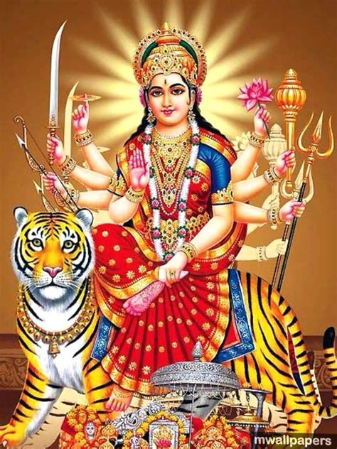 Durga Devi Wallpapers Top Free Durga Devi Backgrounds Wallpaperaccess
