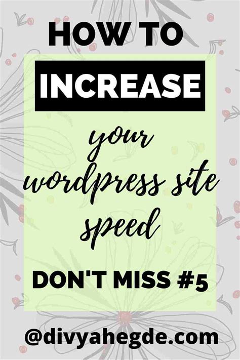 How To Increase Site Speed Boost Traffic And Page Views Divya Hegde