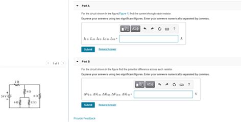 Solved Part A For The Circuit Shown In The Figure Figure Chegg Com