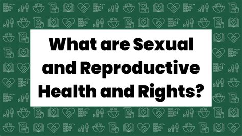 Guide To Sexual And Reproductive Health And Rights Väestöliittofi