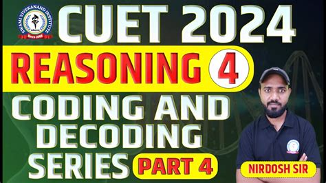 Coding And Decoding Tricks And Shortcuts Reasoning 4 Cuet 2024