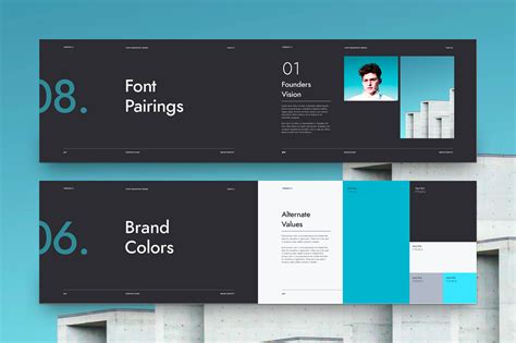 Minimal Brand Identity Guidelines Behance