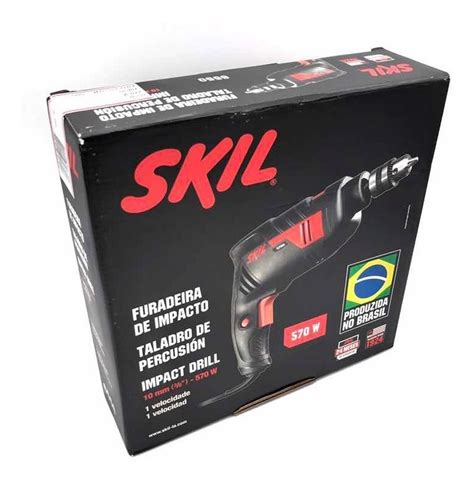Furadeira De Impacto 570w 3 8 Skil 1 Velocidade 6550 220v R 144 99