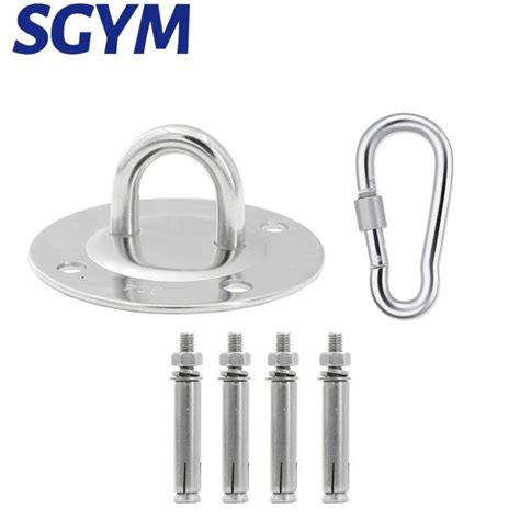 304 สแตนเลส Heavy Duty เปลญวนแขวนเพดานตะขอหมุนเปลญวนตะขอแกว่งเก้าอี้ตะขอเปลญวนอุปกรณ์เสริม