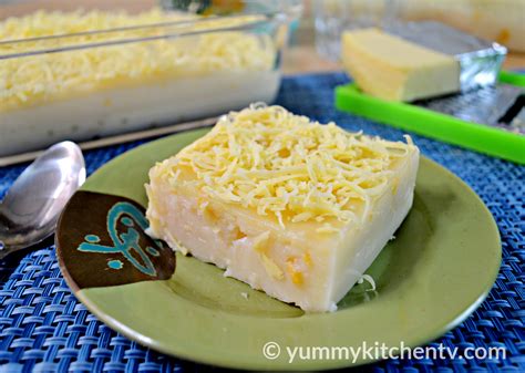 Easy Cheesy And Maja Blanca Recipe Filipino Coconut Pudding Recipe Yummy Kitchen
