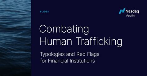 Combating Human Trafficking Typologies And Red Flags For Financial