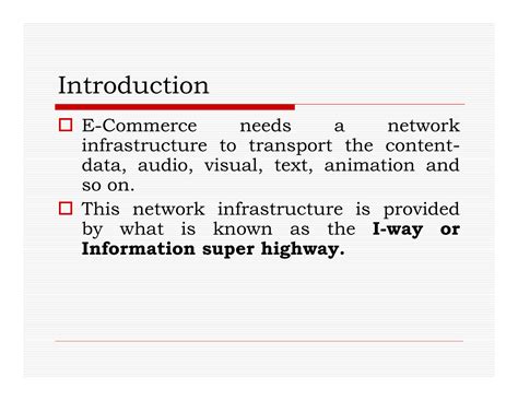 Solution The Network Infrastructure Of E Commerce Studypool
