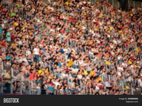 Blurry Crowd Football