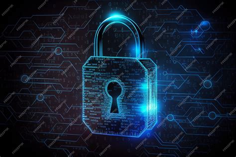 Premium Photo Cyber Security Concept Lock Symbol And Protection Of Private Information And