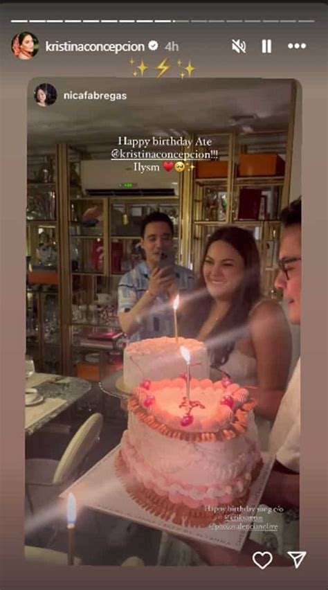Kc Concepcion Shares Snaps Of Her Simple Birthday Celebration With