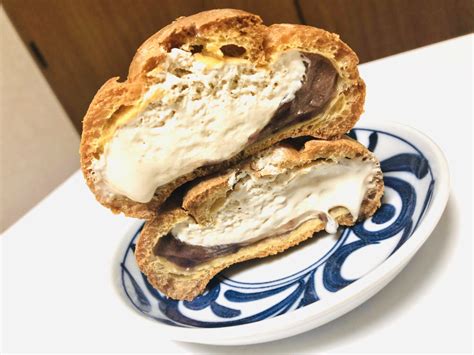 【ファミマ】「榮太樓總本鋪」監修！「あんこと黒みつのシュークリーム」を実食！