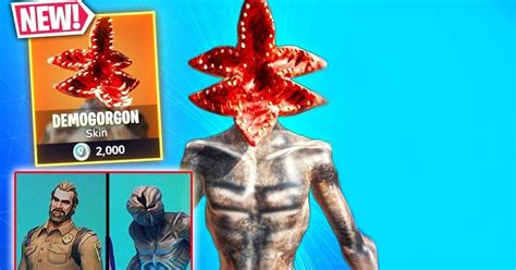 Stranger Things Skins Coming To Fortnite Battle Royale Demogorgon