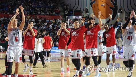 환호하는 안양 Kgc 연합뉴스