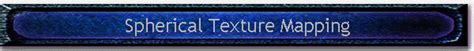 spherical texture mapping