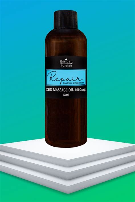 Cbd Repair Massage Oil 100ml Essicancbd Oils