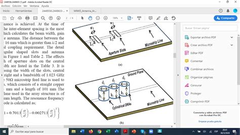 Cylindrical Dielectric Resonator Antenna Array Researchgate