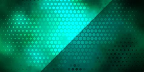 Dark Green Vector Pattern With Circles Abstract Colorful Disks On Simple Gradient Background
