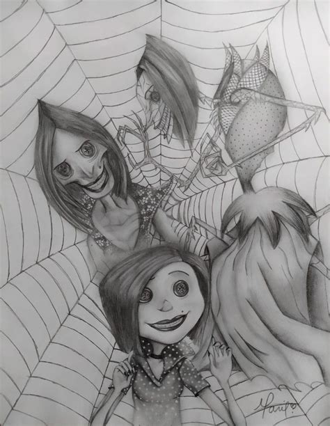 Other Mother 𝕭𝖊𝖑𝖉𝖆𝖒 Coraline Drawing Coraline Art Other Mother