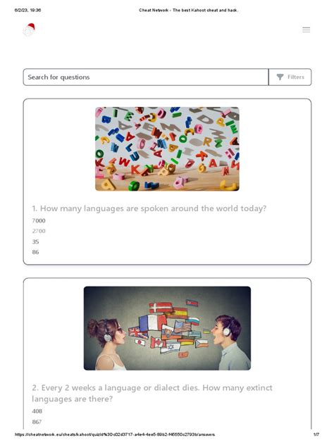 Cheat Network The Best Kahoot Cheat And Hack Pdf Cognitive Science Linguistics