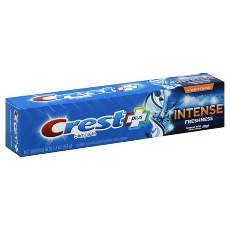 Crest Complete Toothpaste Intense Freshness Intense Mint 54 Oz