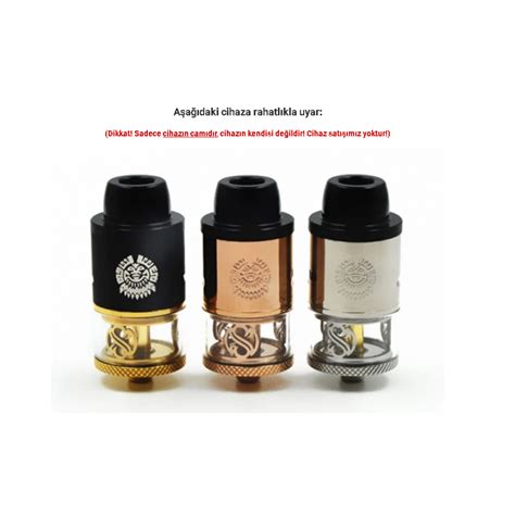 Augvape Merlin Rdta Atomizer Camı Merlin Rdta Cam