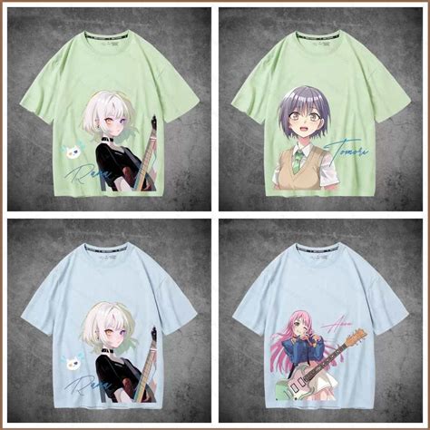 Miss Bang Dream Its Mygo คอสเพลย์ผ้า 3d ฤดูร้อนเสื้อยืดอะนิเมะแขนสั้น