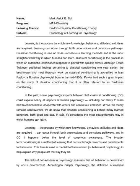 learning theory pdf