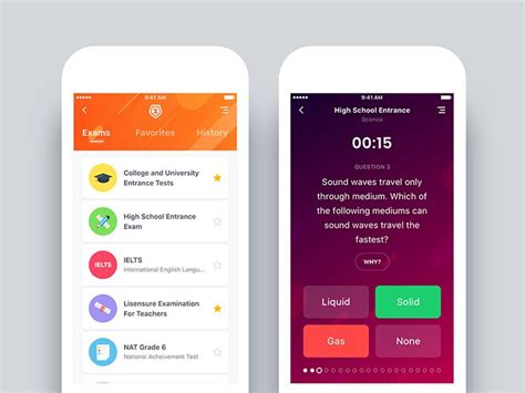 Exam App Redesign Medam