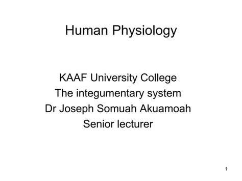 Lecture 3 Integumentppt