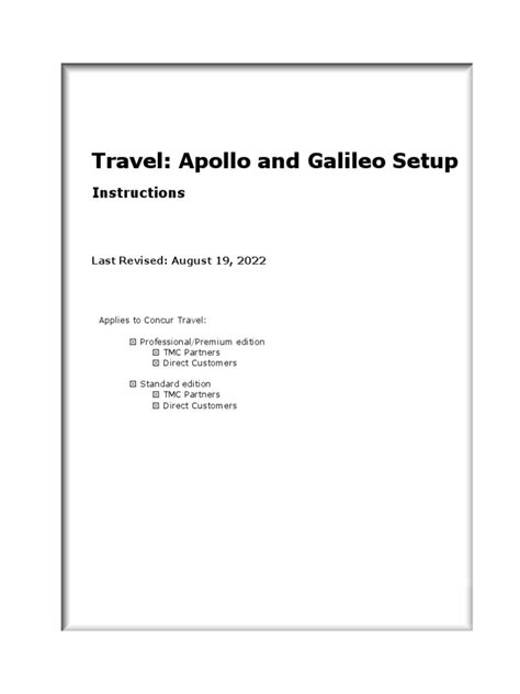 Apollogalileo Setup Instructions Pdf