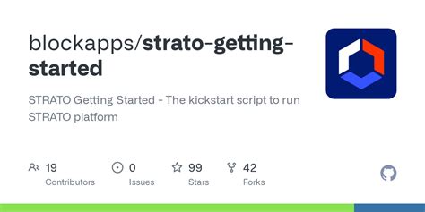 GitHub Blockapps Strato Getting Started STRATO Getting Started The Kickstart Script To Run