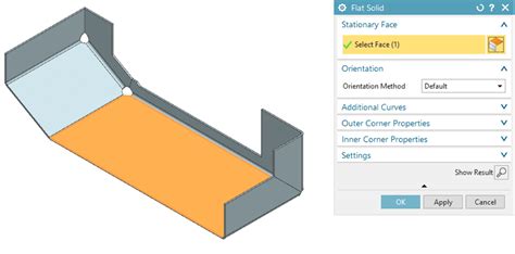 Flat Pattern Templates And Flat Solids In Nx Swoosh Technologies