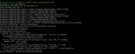 PermissionError Errno Permission Denied When Using Pyadi Iio Q A Linux Software