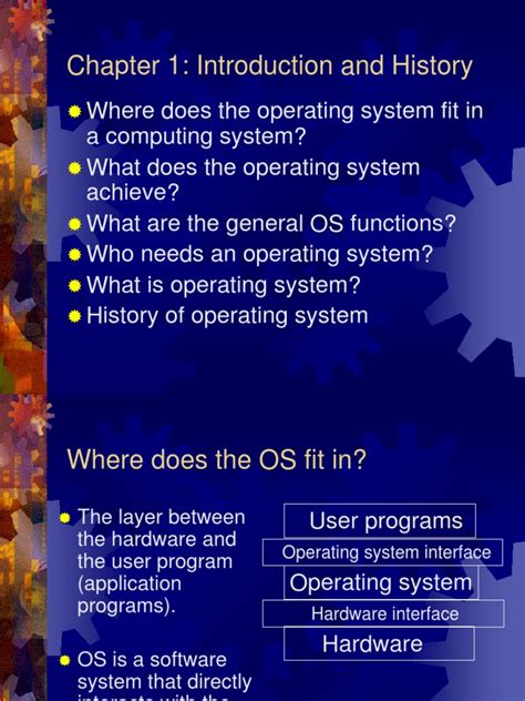 Chapter 1 Introduction And History Pdf Operating System Computer Program