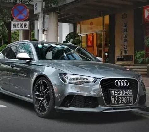 绅士暴徒，实拍广州街头战斗灰奥迪rs6 Avant 知乎