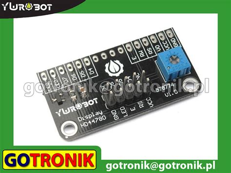 konwerter adapter do lcd hd44780 i2c do zastosowań w arduino avr arm pic