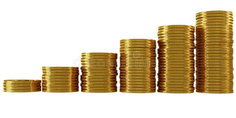 Gold Coin Stack Stock Illustration Illustration Of Money 260716157
