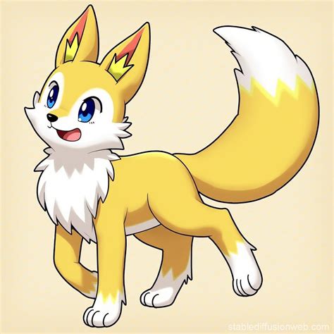 Renamon Image Stable Diffusion Online