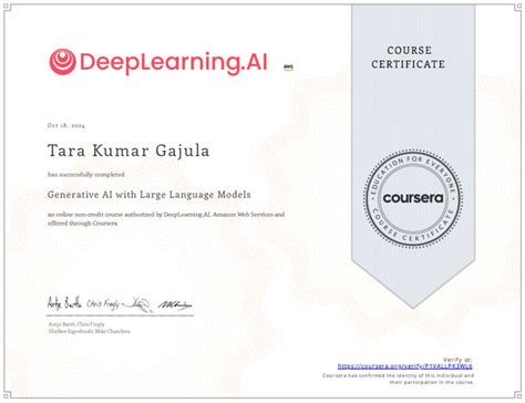 tara kumar gajula on linkedin genai llm aws deeplearning