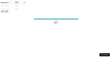 Multi Thumb Slider Codesandbox