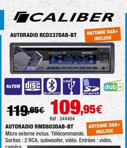 Promo Autoradio Rmd803dab Bt Caliber Chez Autobacs ICatalogue Fr