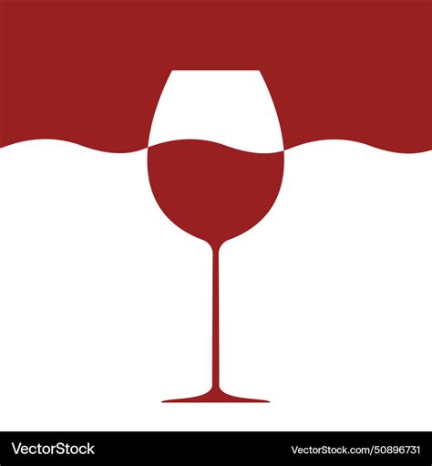 Wine Glass Icon Wineglass Silhouette Royalty Free Vector