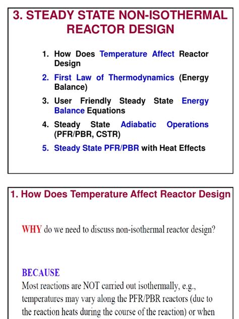 Steady State Non Isothermal Reactor Design Pdf