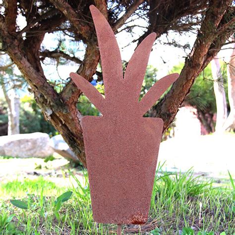 정원소품 선인장알로에b 철재조형물 하우숩