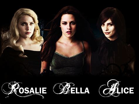 Rosalie Bella And Alice Twilight Series Wallpaper 11581582