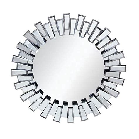 Round Mirror Wall Decor 24 Inches Decorative Wall Mirror With Irregular