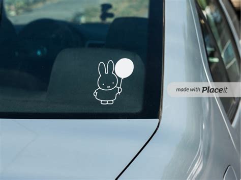 Kawaii Bunny Miffy Decal Etsy