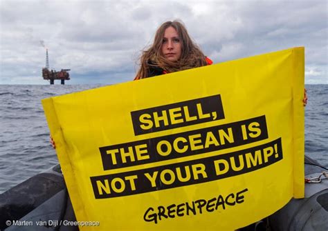Greenpeace Launch Protest Against Shells Brent Oil Field