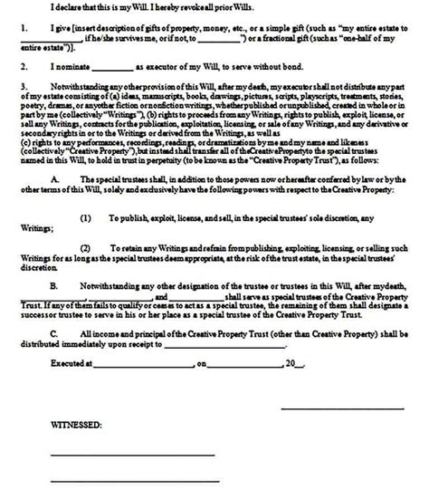 Sample Will Form Mous Syusa