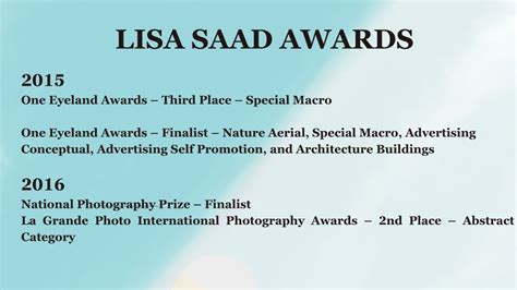 Ppt Lisa Saad Photography Powerpoint Presentation Free Download Id